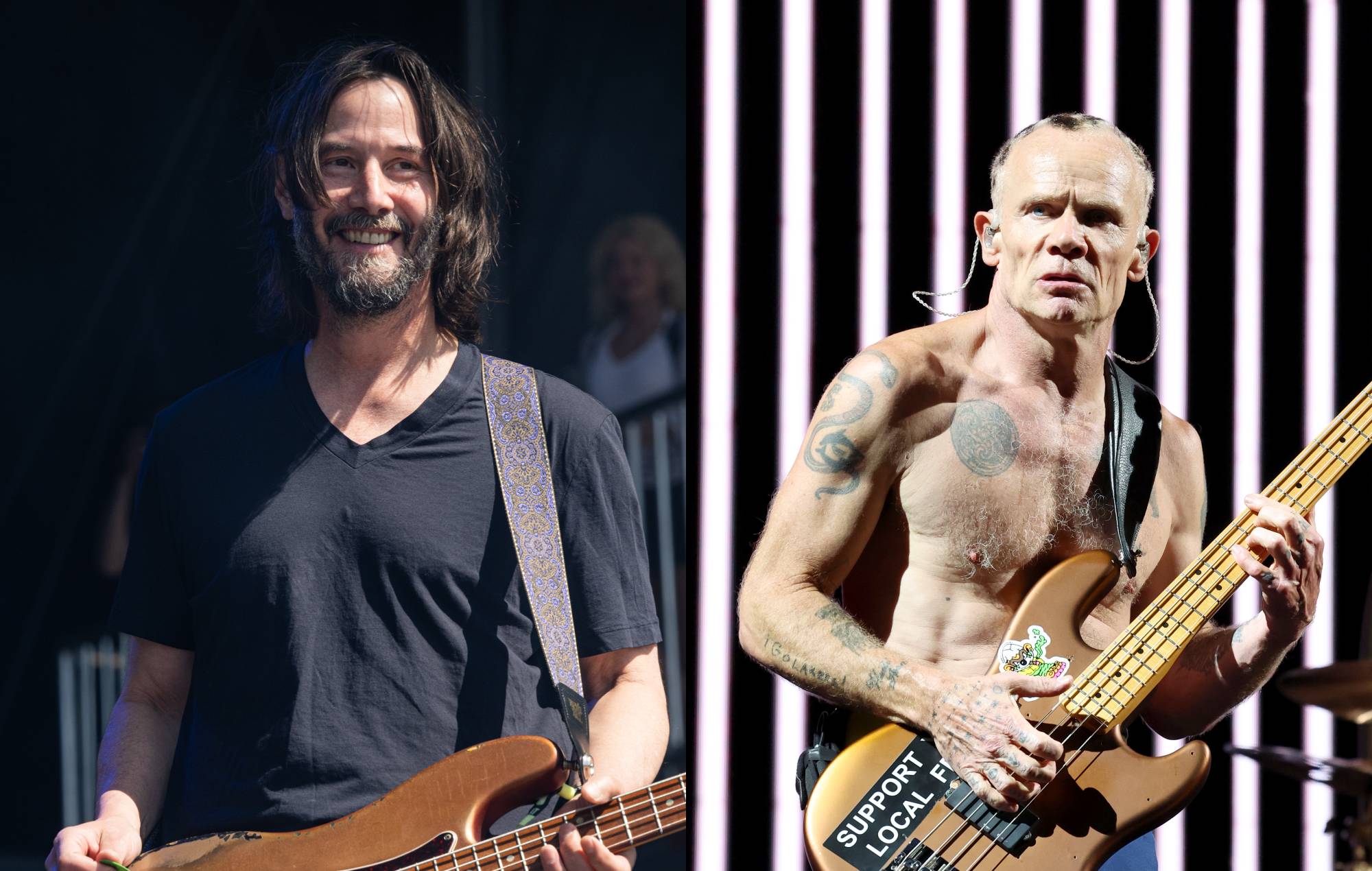 Keanu Reeves had an impromptu bass lesson from Flea | TopHit - Highway ...