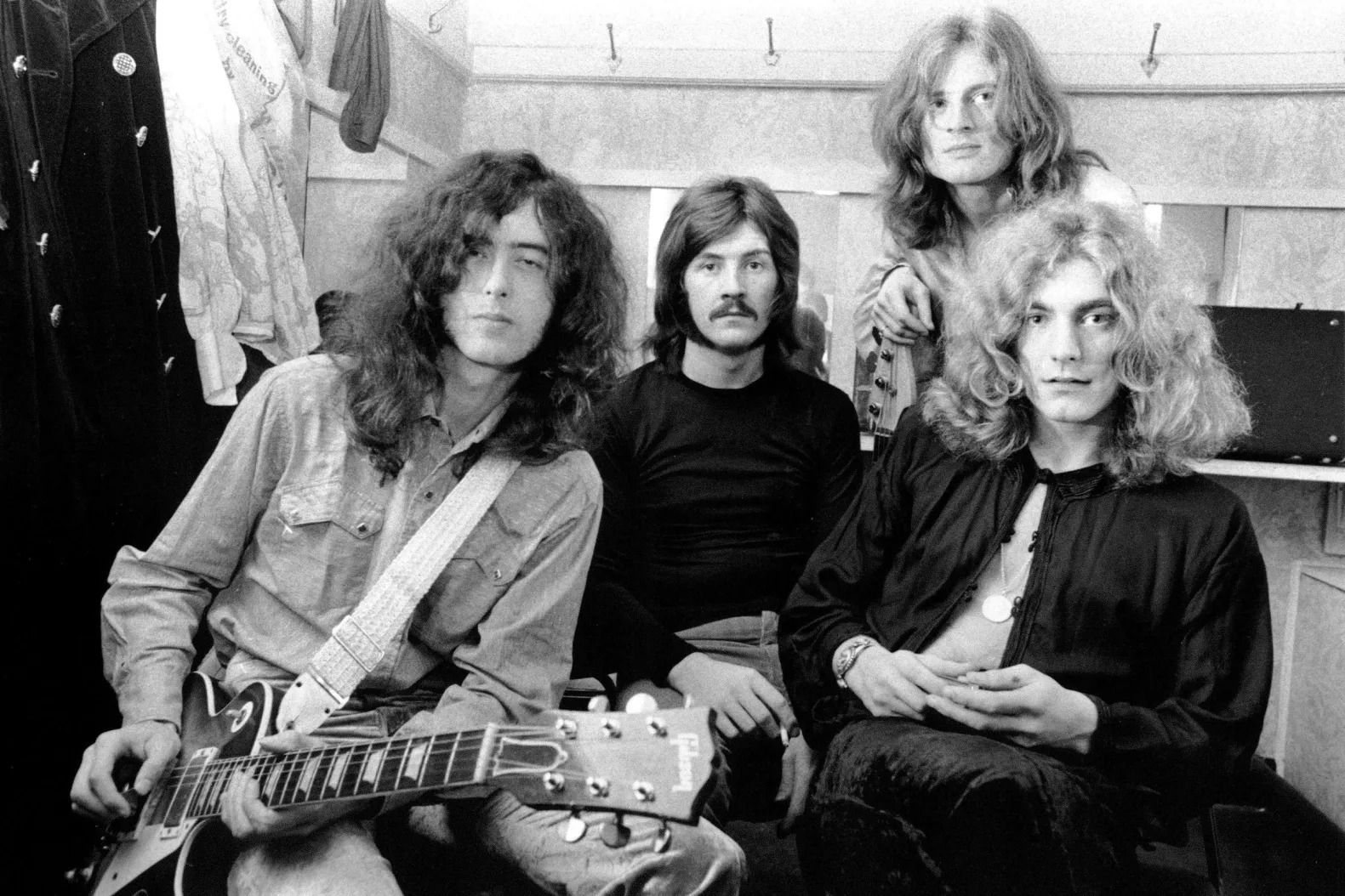 Nearly an hour of unseen Led Zeppelin footage from 1975 has been posted ...